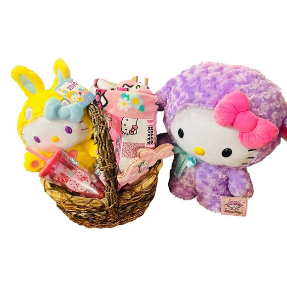 Hello Kitty | Holiday | Hello Kitty Easter Large Purple Lamb Greeter ...